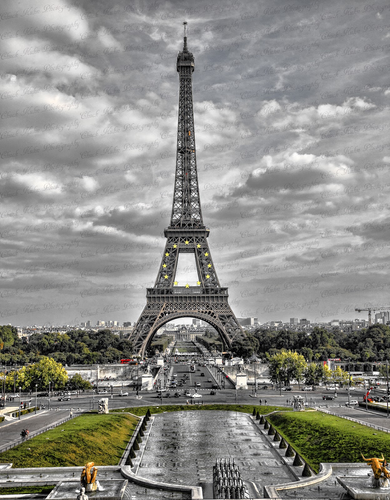 Chuck Kuhn's Paris in Photos: Paris Black White more