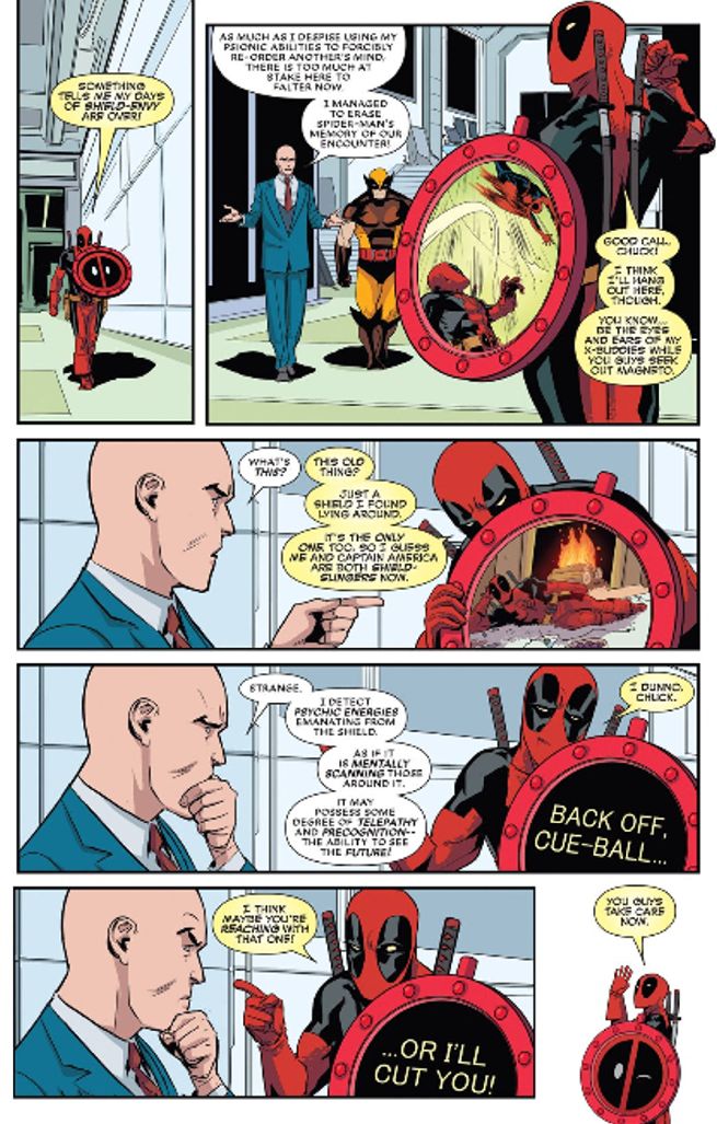 Universo Marvel 616: Deadpool dos quadrinhos paga homenagem ao Deadpool ...