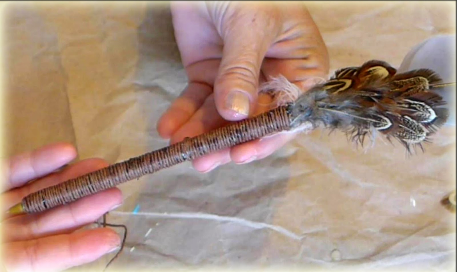 EasyMeWorld: How To Make A Feather Pen - A Gift Idea