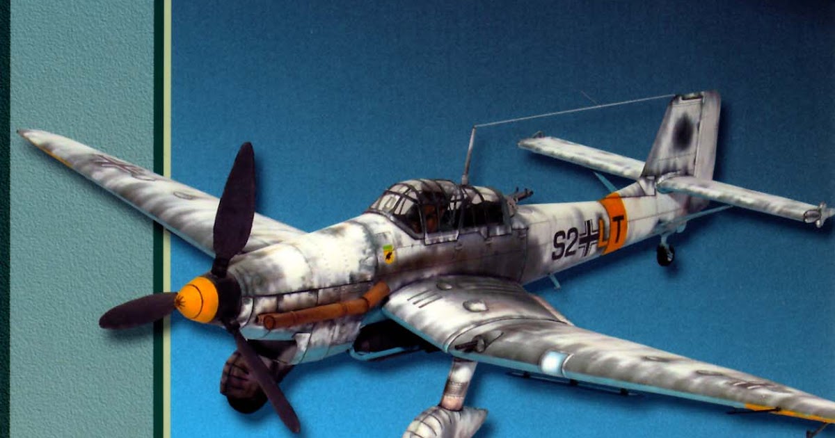 Amantes da Aviação: JU-87 D3 Stuka Força Aérea Alemã (GPM) Escala 1/33