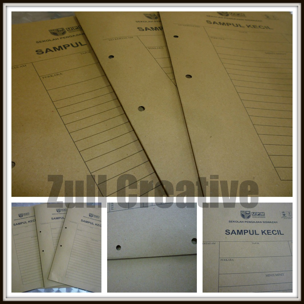 Zull Printing Sampul Kecil
