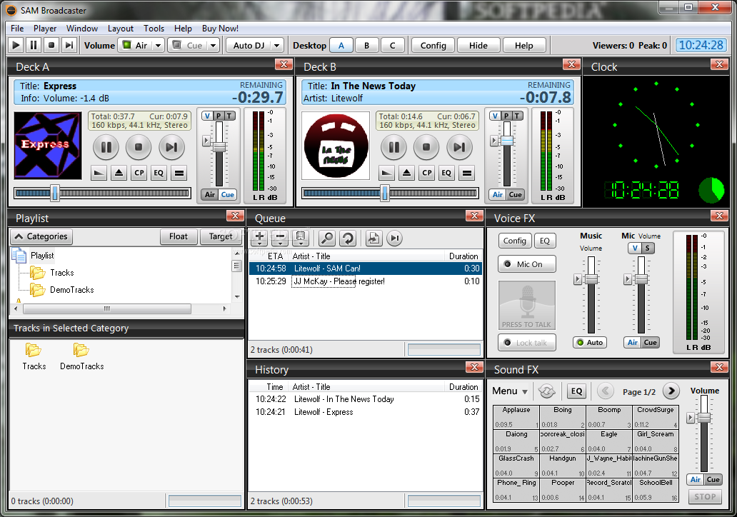 WEBANDARIEGO : SAM BROADCASTER 4.9.2