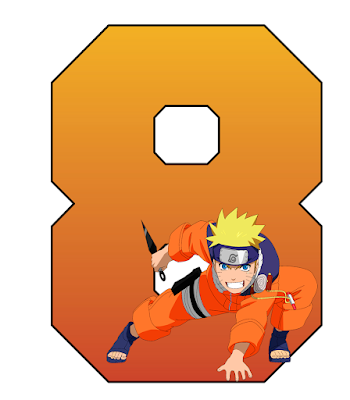 Kits imprimibles gratis : Naruto Números