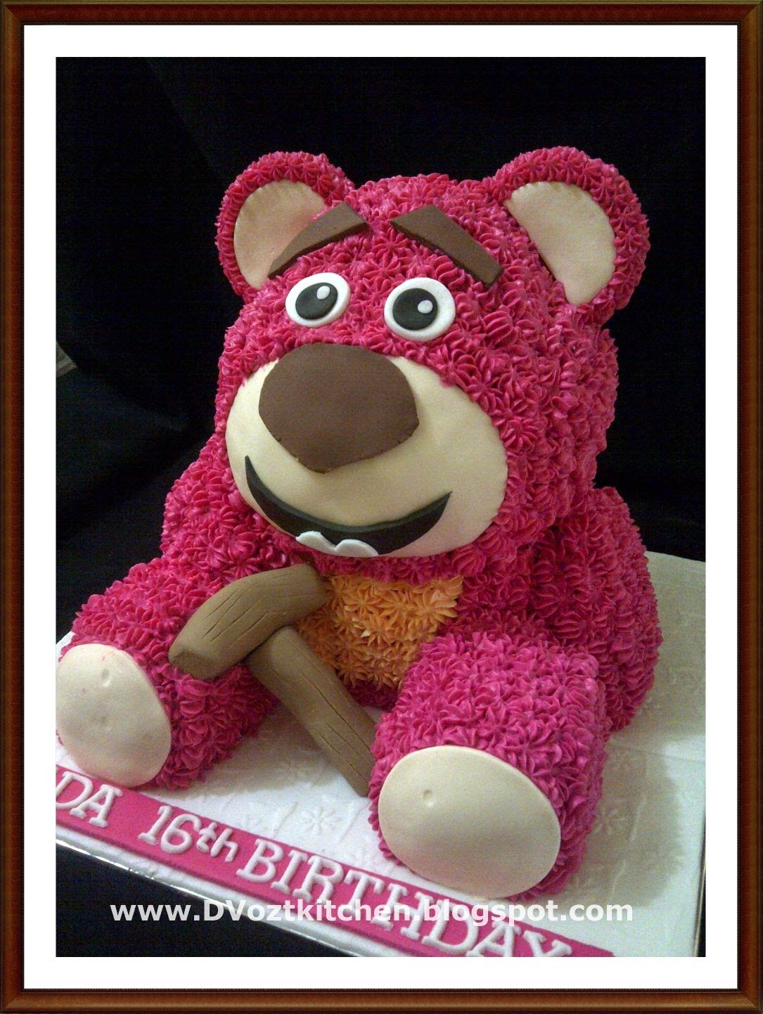 Orange Cake: Lotso Bear Cake for Nada