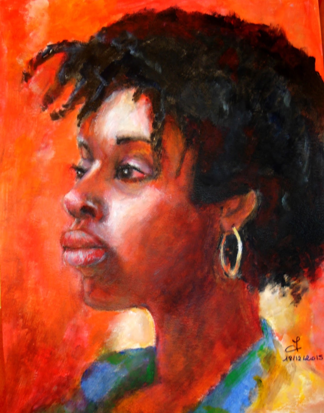 Portraits par Josette, acrylique, pastel, fusain.: portraits à l ...