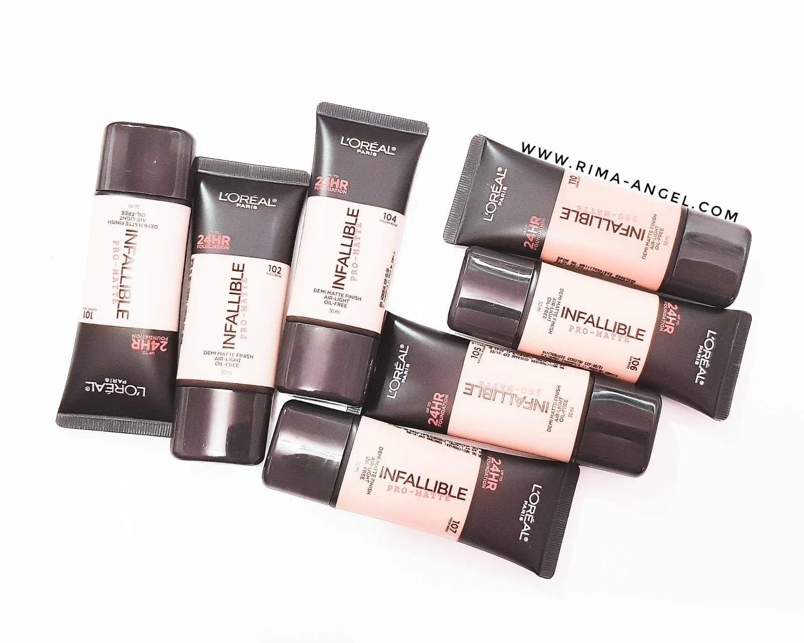 Review Loreal Infallible Pro-Matte Foundation - All Shade