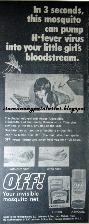 ISA MUNANG PATALASTAS: 288. PEST KILLERS AND INSECT REPELLENTS, Various ...