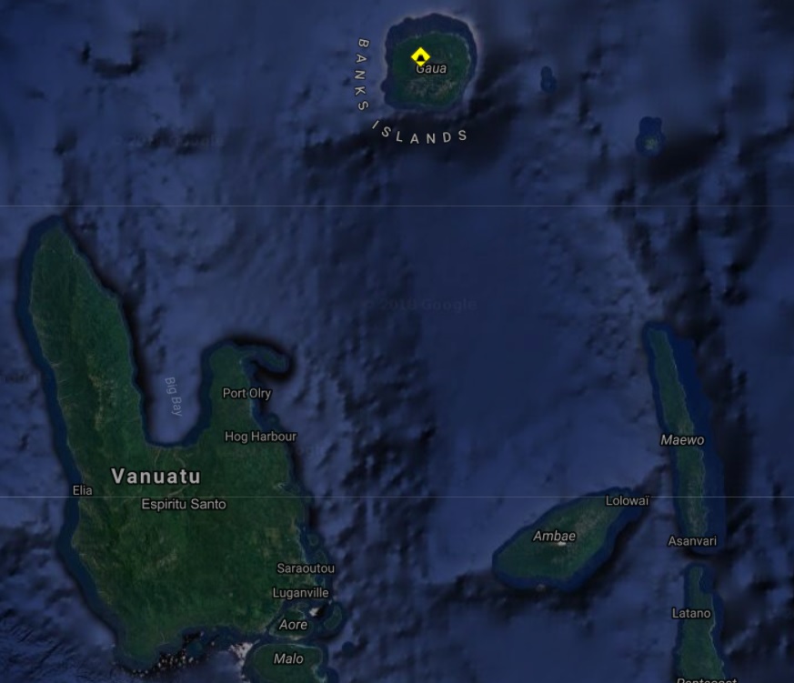 The Big Wobble : Pacific Ring Of Fire Vanuatu Island volcano Gaua ...