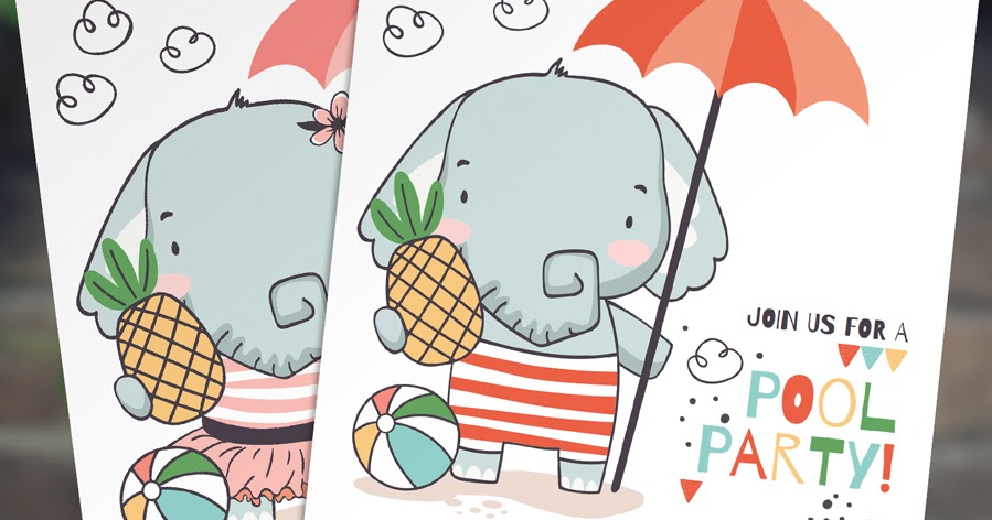 SimplyEverydayMe: {HAPPY MONDAY} POOL PARTY INVITATIONS...