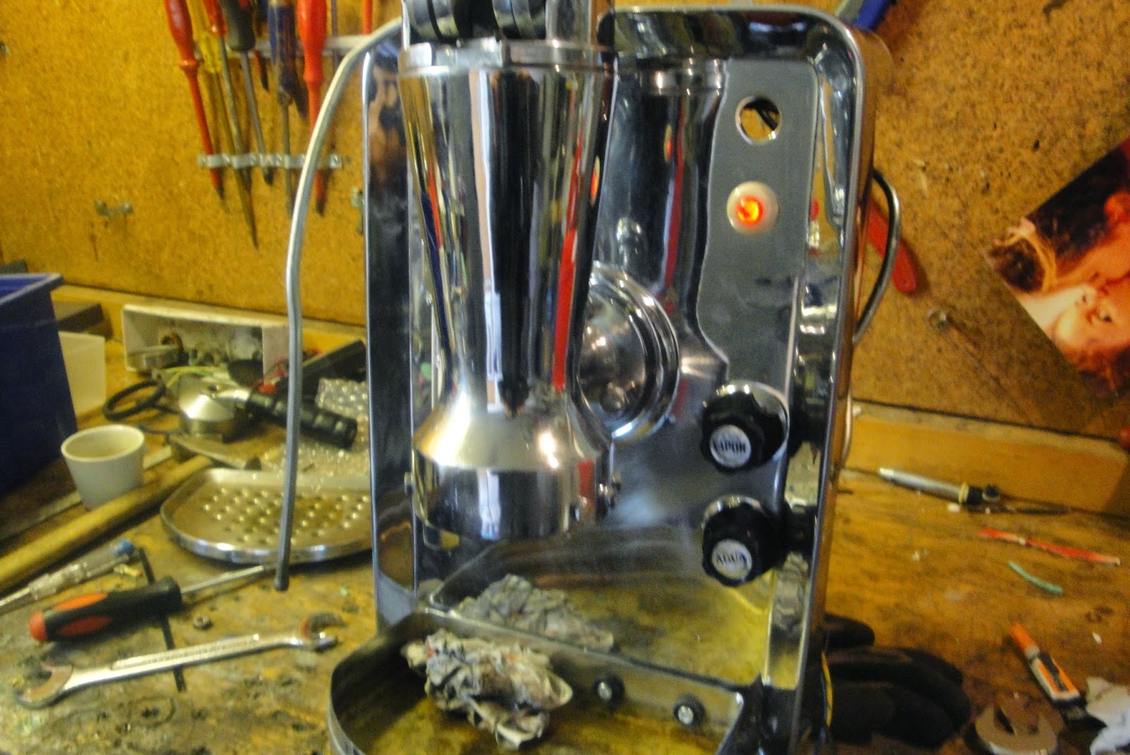 Caffé Maschinen aus allen Zeiten Vintage und Neuzeit: Lever Machine for ...