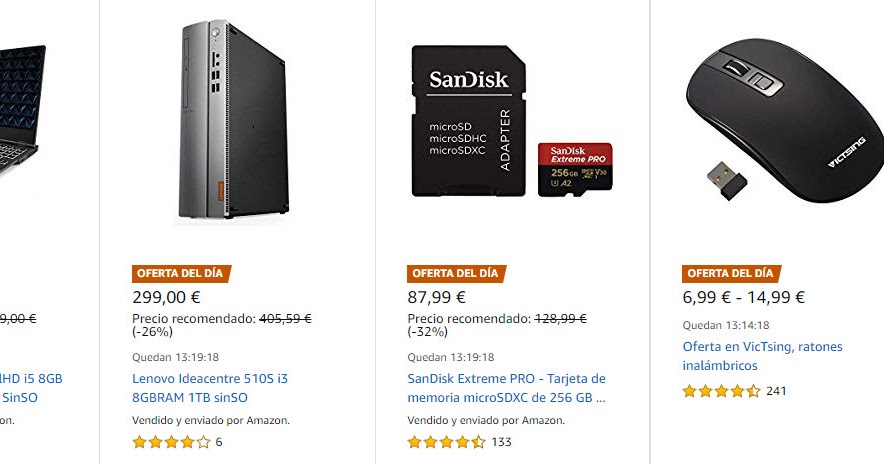 ¡Ofertas 18/03 Amazon! Seis "Ofertas del Día" y tres "Ofertas Flash ...