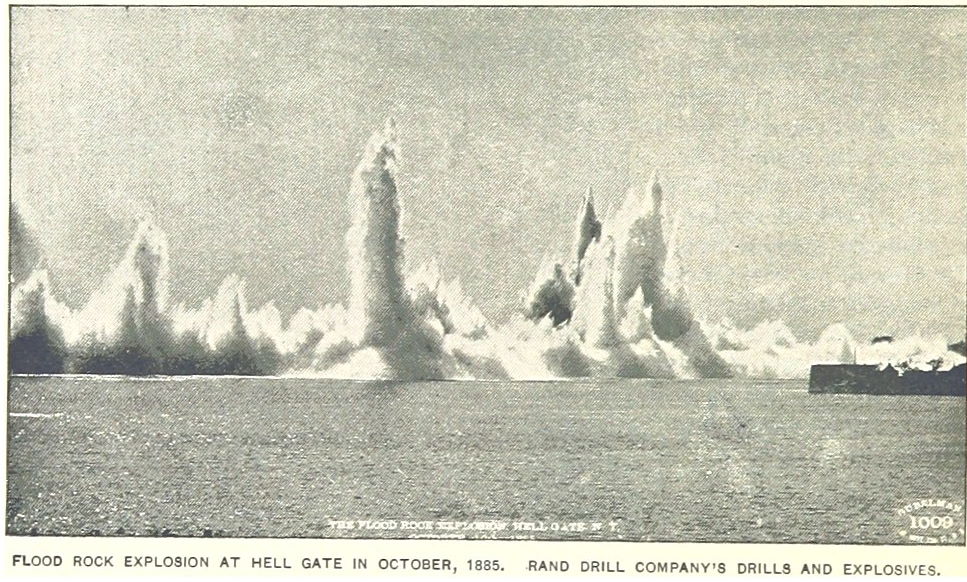 The Blowing Up Of Hell Gate | Amusing Planet