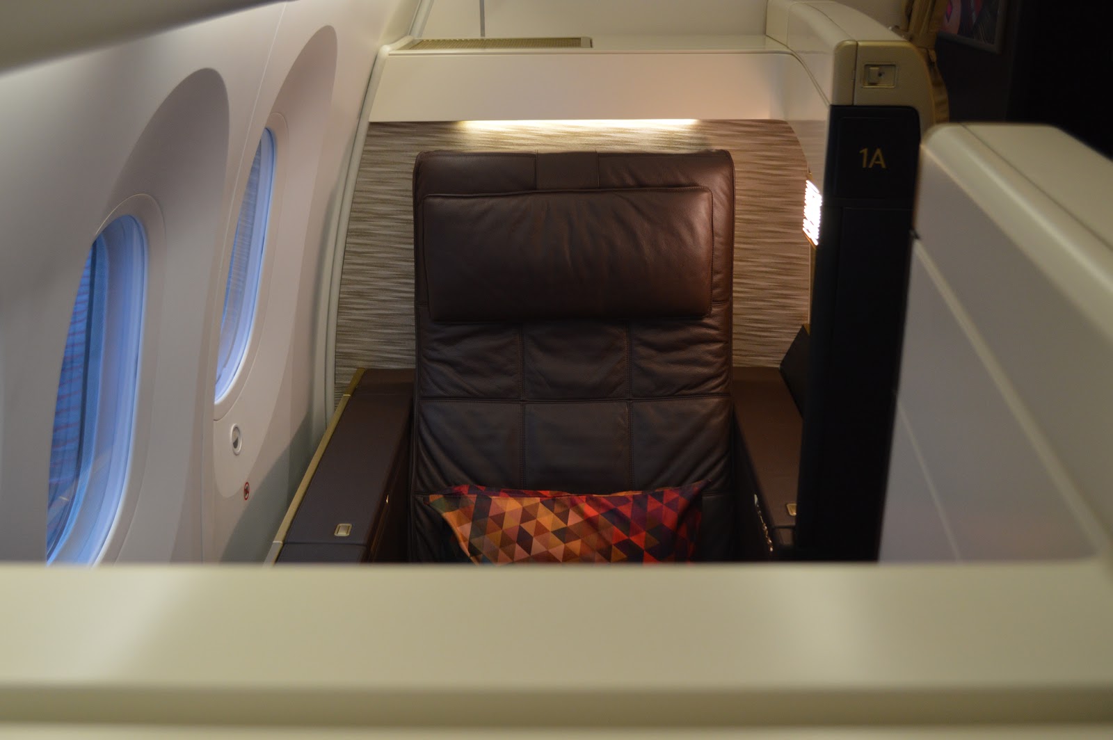 Etihad 473 : Singapore to Abu Dhabi First Class on the B787-9 Dreamliner