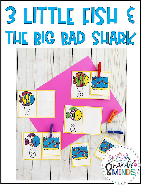 The Three Little Fish and the Big Bad Shark | Busy Hands and Minds