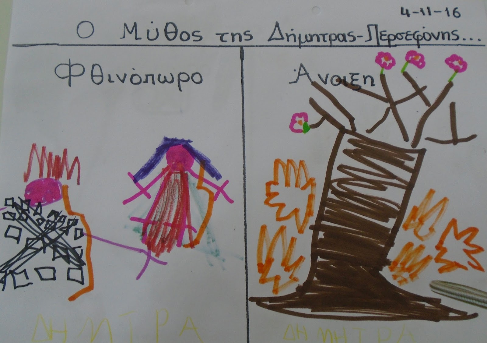 5 ΝΗΠΙΑΓΩΓΕΙΟ ΚΑΛΑΜΑΤΑΣ : ΦΘΙΝΟΠΩΡΟ