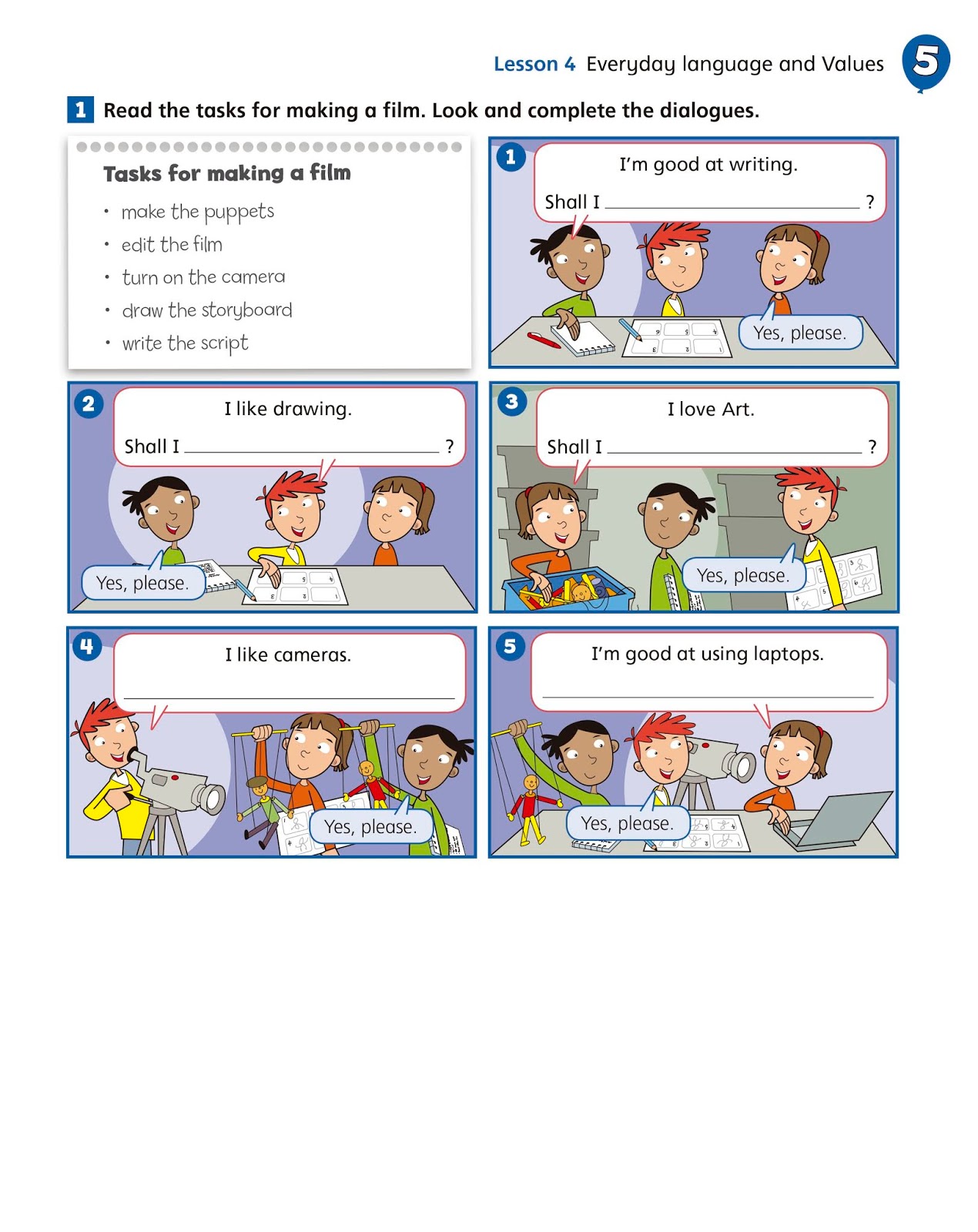 Enjoying English Classes!: Cuarto - Unit 5 - Lesson 4.1
