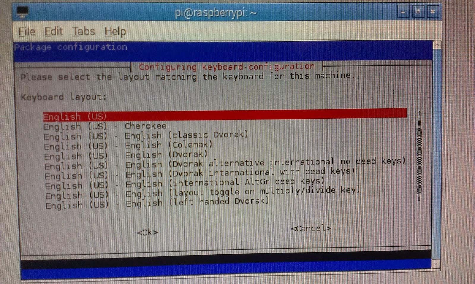 Study Raspberry Pi: Resolve the wrong character problem by the keyboard ...