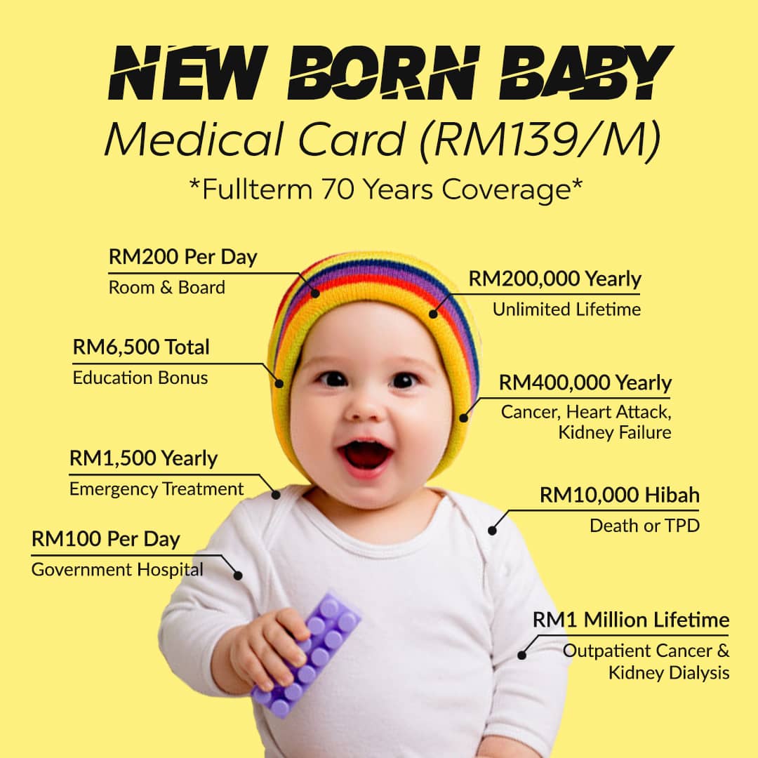 Prudential BSN Takaful Muar: MEDICAL CARD FOR NEW BORN BABY