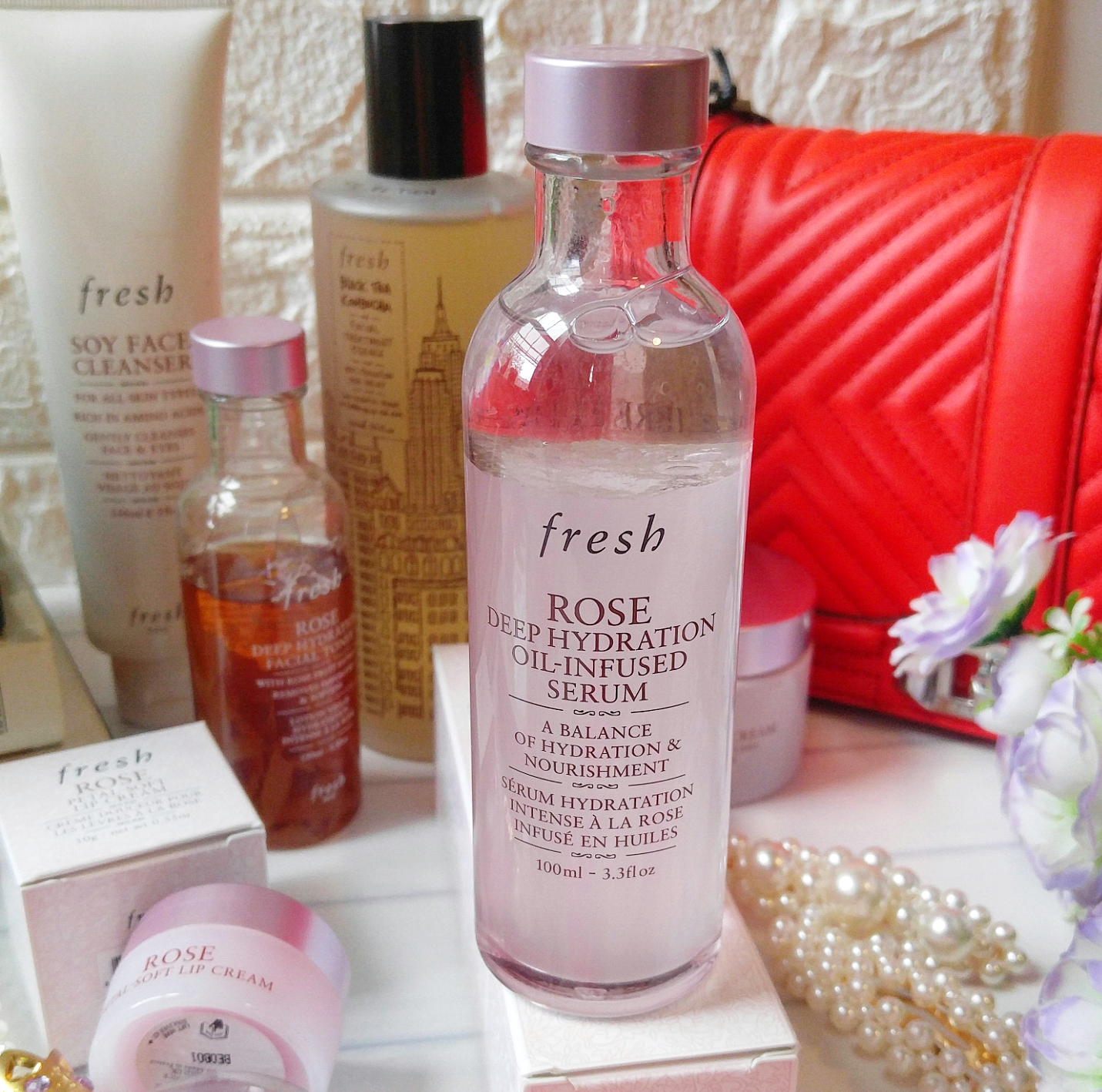 Self Care with Fresh Beauty including Black Tea Kambucha Essence and ...