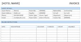 Business Templates And Project Managment Software: Food Bill Format in ...