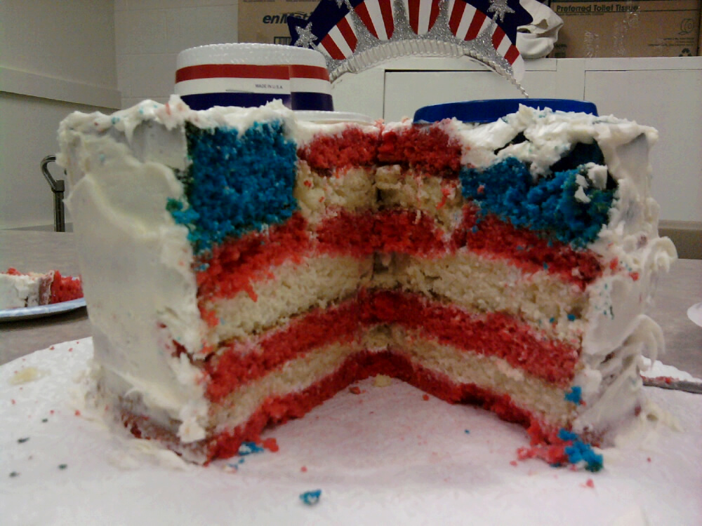 Lidy's Creations-a Food and Craft Blog: Patriotic Cake