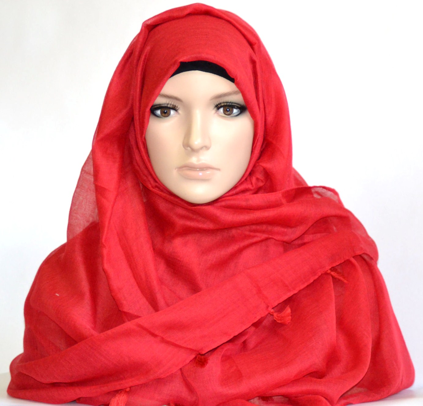 Red Hijab Styles 2013 | Hijab Styles, Hijab Pictures, Abaya, Hijab ...