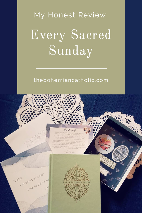 The Bohemian Catholic: My Honest Review: Every Sacred Sunday - Catholic Mass Journal