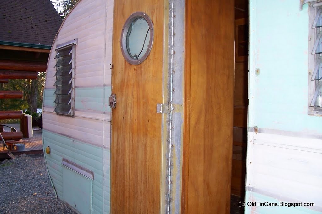 Vintage Travel Trailers: 1957 Cardinal Travel Trailer - Door Window ...