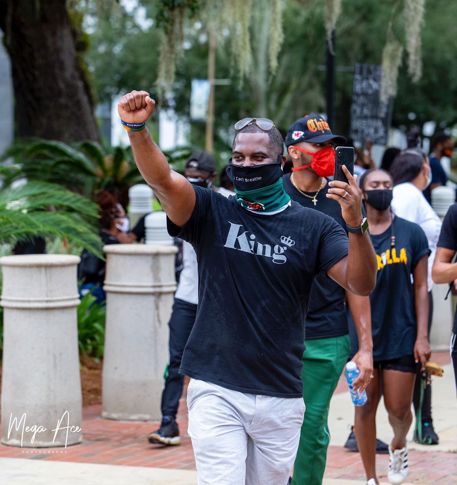 FAMU football players, and students, march for social justice