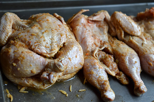 Greedy Girl : Boneless Citrus ginger Cornish hens stuffed with Sausage ...