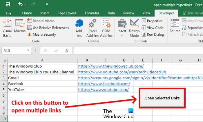 Cómo Abrir Múltiples Enlaces Desde Excel A La Vez