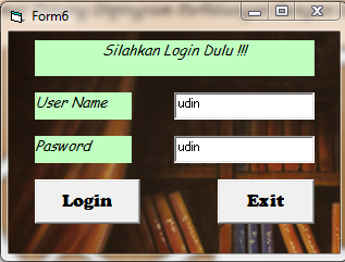 CONTOH FORM LOGIN