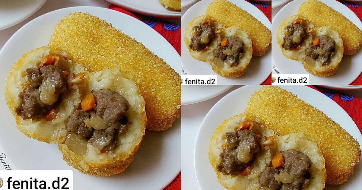 Kroket Kentang Isi Daging Made by : @fenita.d2 - Bumbu sempurna