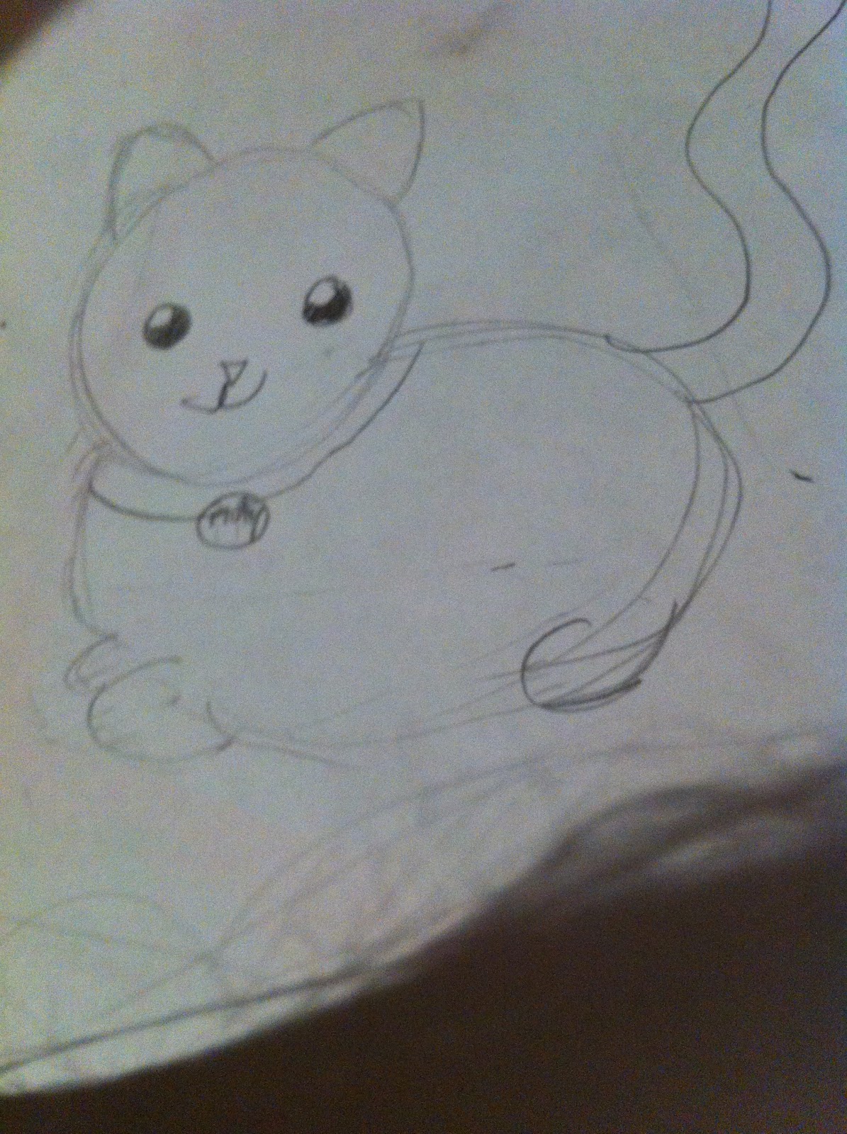 ChantelleLikesArt :): How to draw Fluffy the cat :3