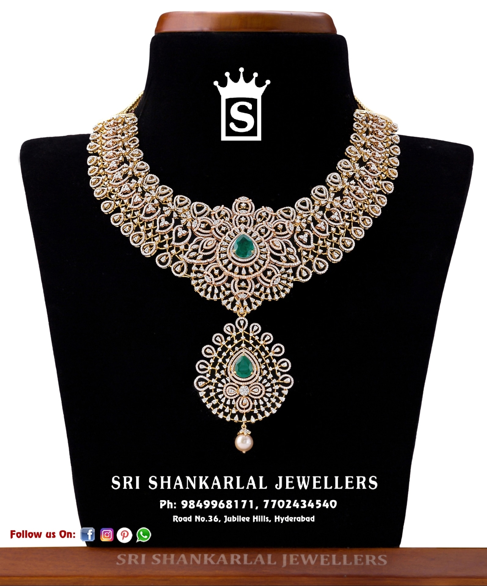 Heavy Diamond Sets by Shankarlal - Jewellery Designs