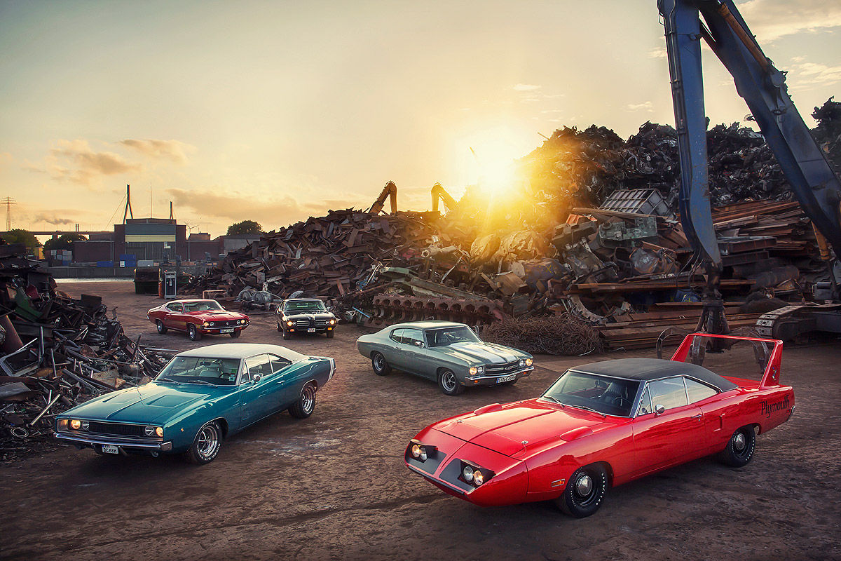 The Feral Irishman: Muscle Cars... From The Mast Head..