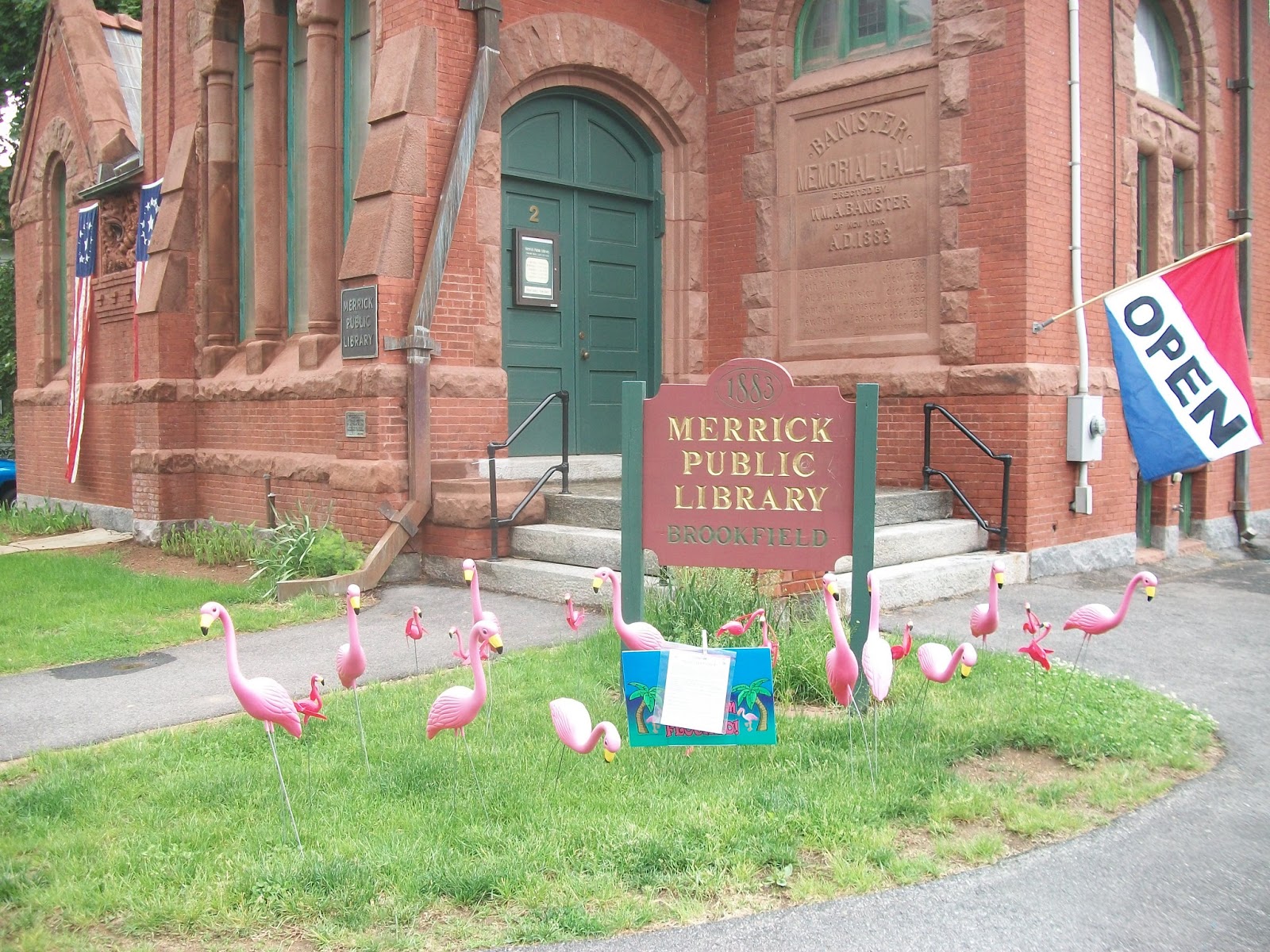 Merrick Public Library, Banister Memorial Hall, 1884: FLOCKED!!