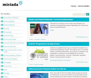 Neix Miríada X, plataforma per a impartir cursos gratuïts en castellà ...