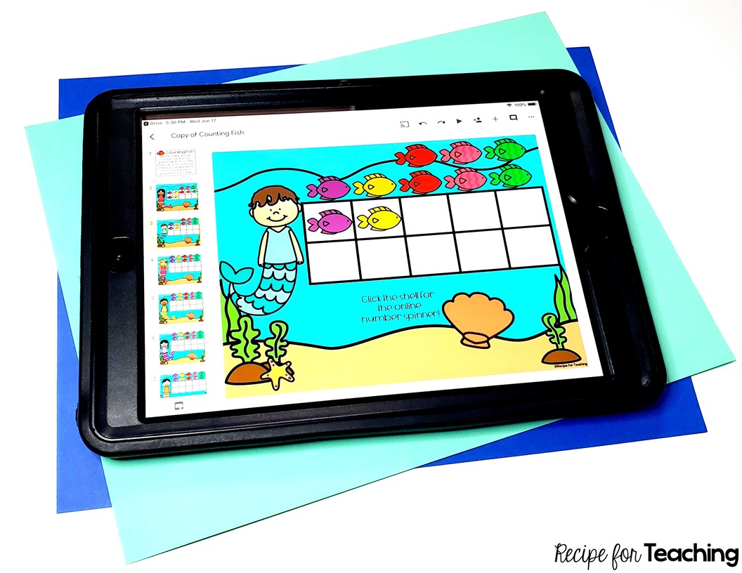 Counting Fish - Recipe for Teaching