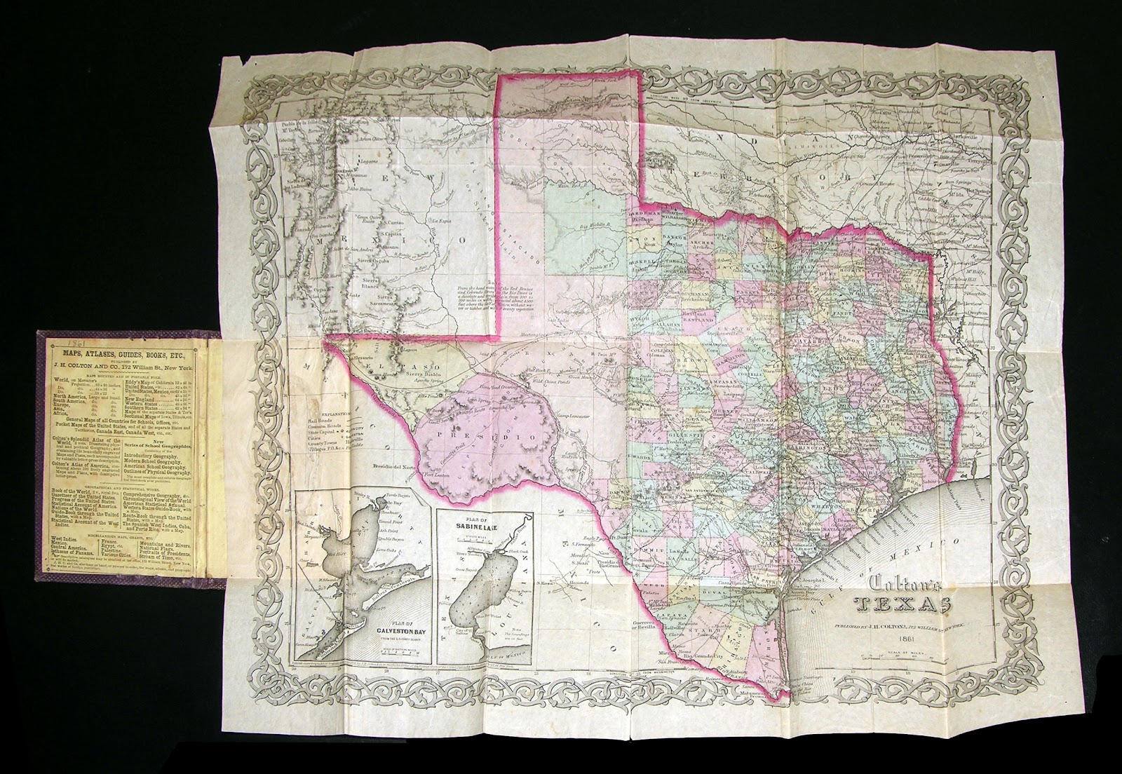 Offering of the Day: An Extremely Rare First edition of Colton's map of ...