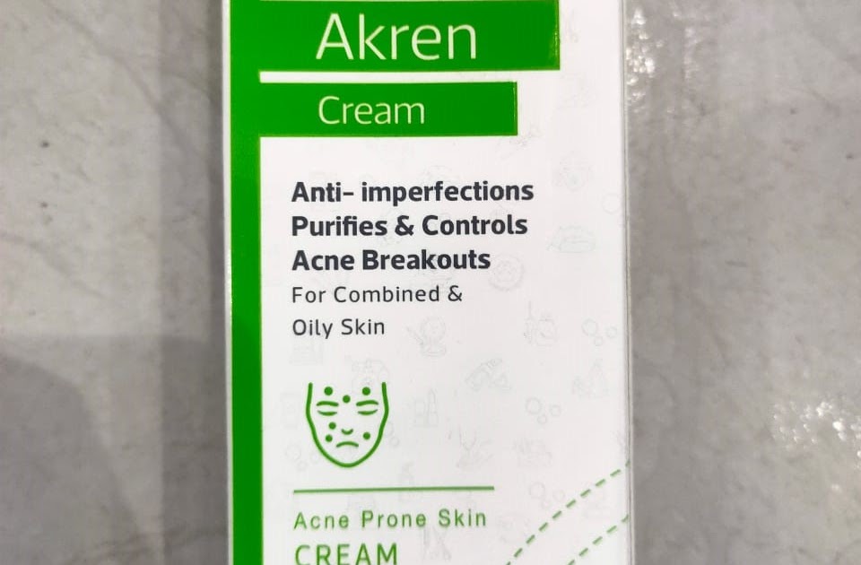 اكرن كريم akren cream للبشرة الدهنية وعلاج حب الشباب - ماي فارماسي