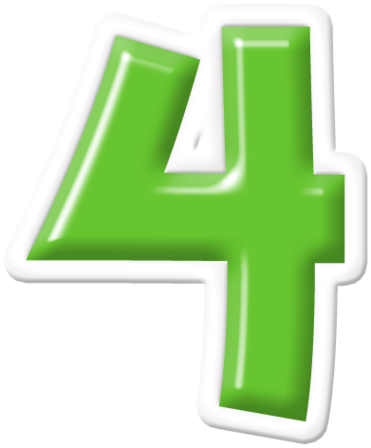 MOLDES DE LETRAS Y NÚMEROS: IMÁGENES DE MOLDES DE NÚMEROS EN COLOR VERDE