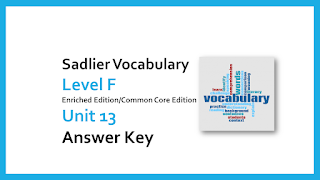 Vocabulary Workshop Level F Unit 1-3 Review Answers - Galindo Begaings