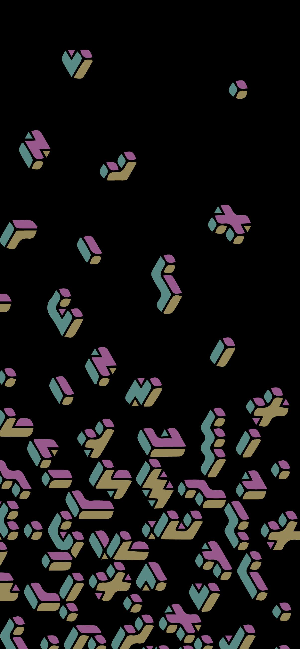 Tetris Style Amoled Wallpaper Collection