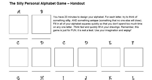 Blackfoot Art Center: A Silly Alphabet Drawing Game