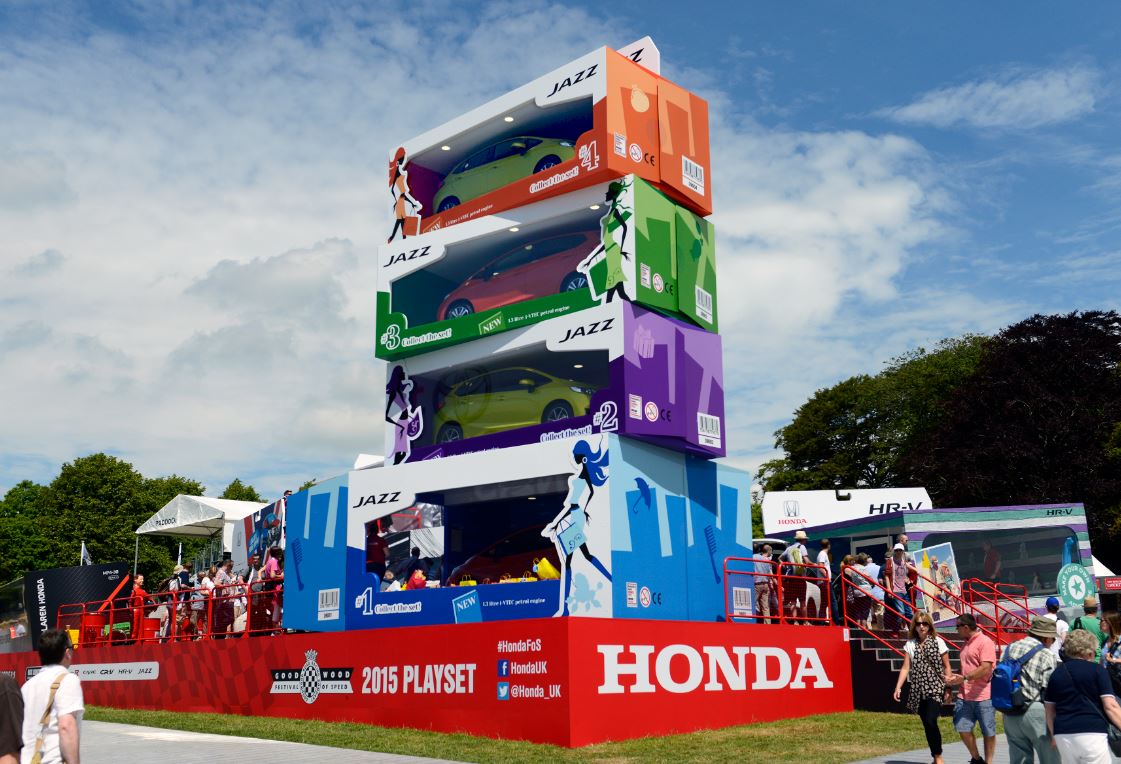 Just A Car Guy: Honda put on a great display at Goodwood, a playset of ...