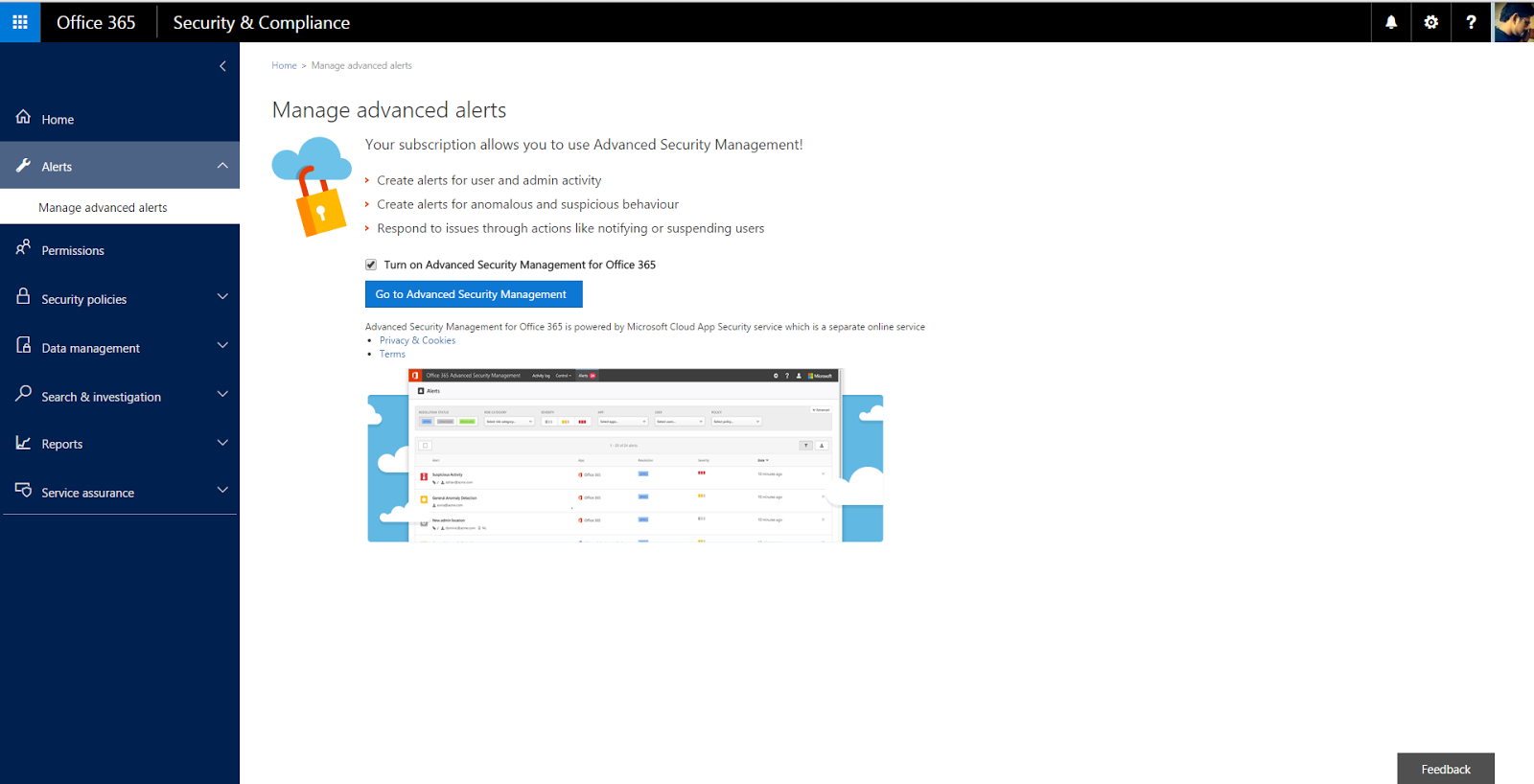 Exchange Anywhere: Office 365 Advanced Security Management now Available
