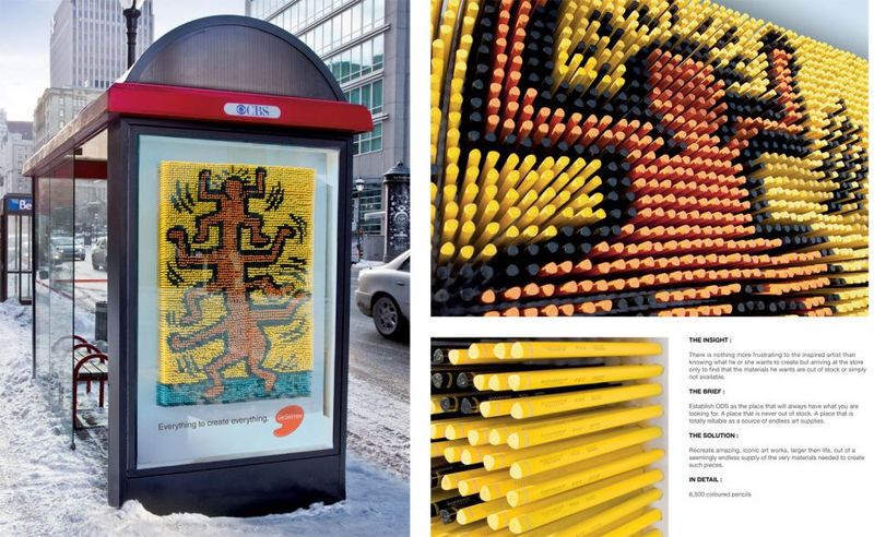 Artists For Kids: City Advertisements Using Art Supplies