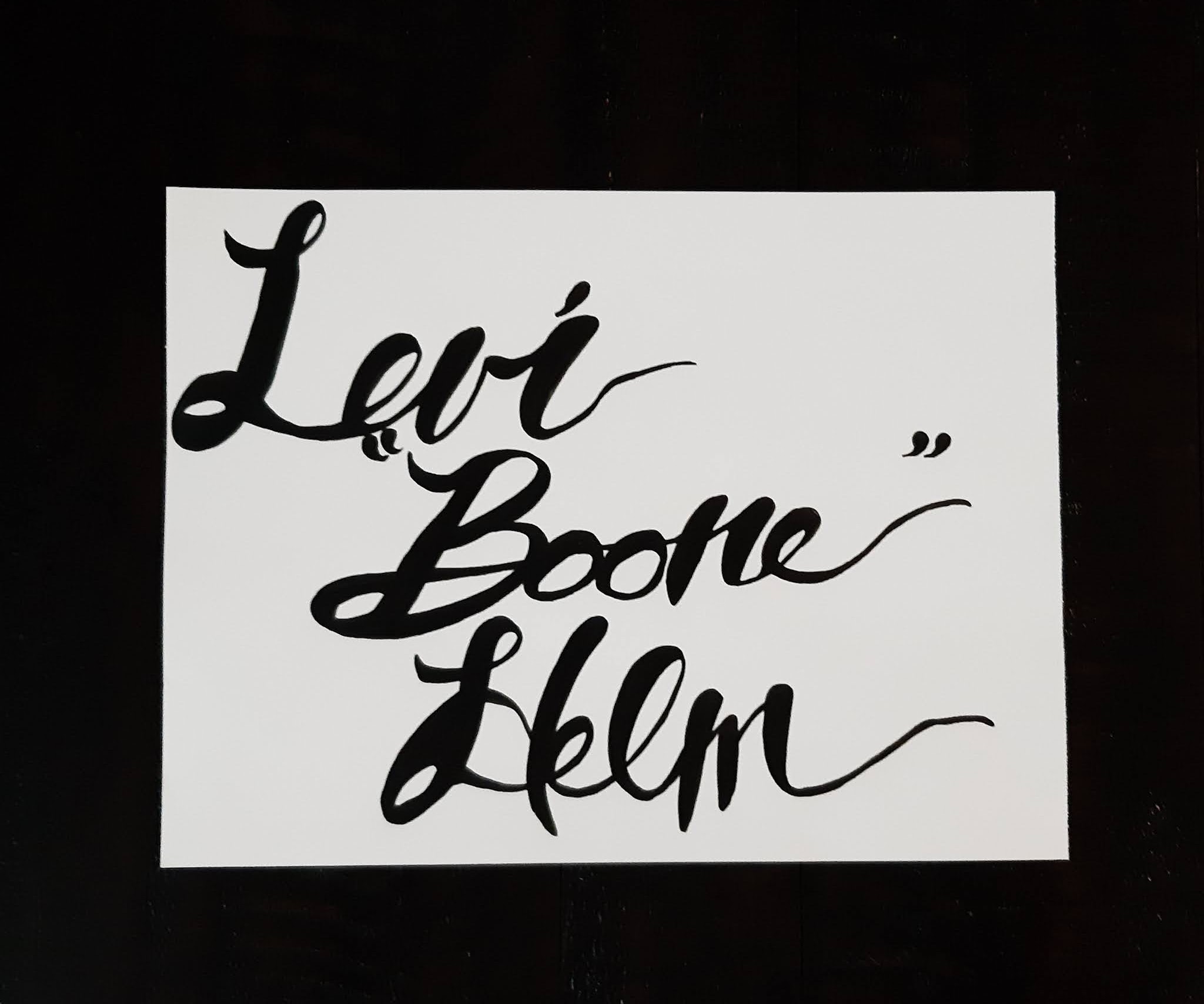 Season 1 (Episode 10) Levi Boone Helm