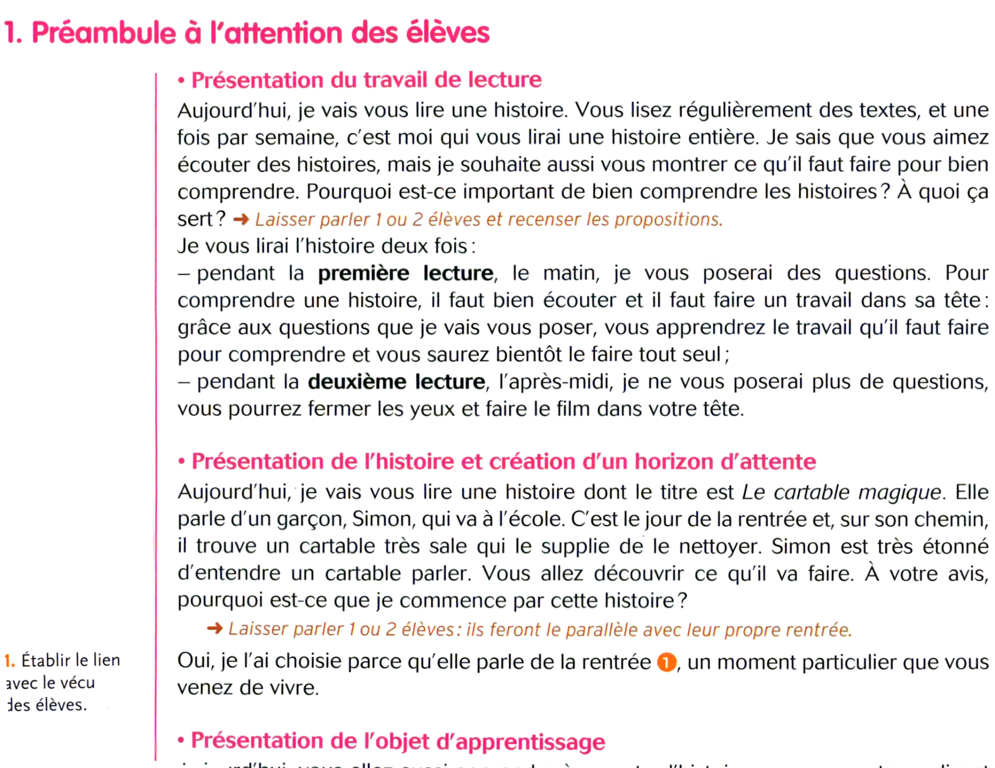La classe de Sanléane: Une histoire par semaine , 68 séances pour ...